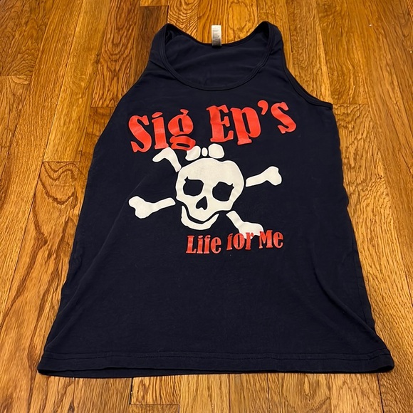 American Apparel | Tops | Sig Eps Fraternity Women Tank Top | Poshmark